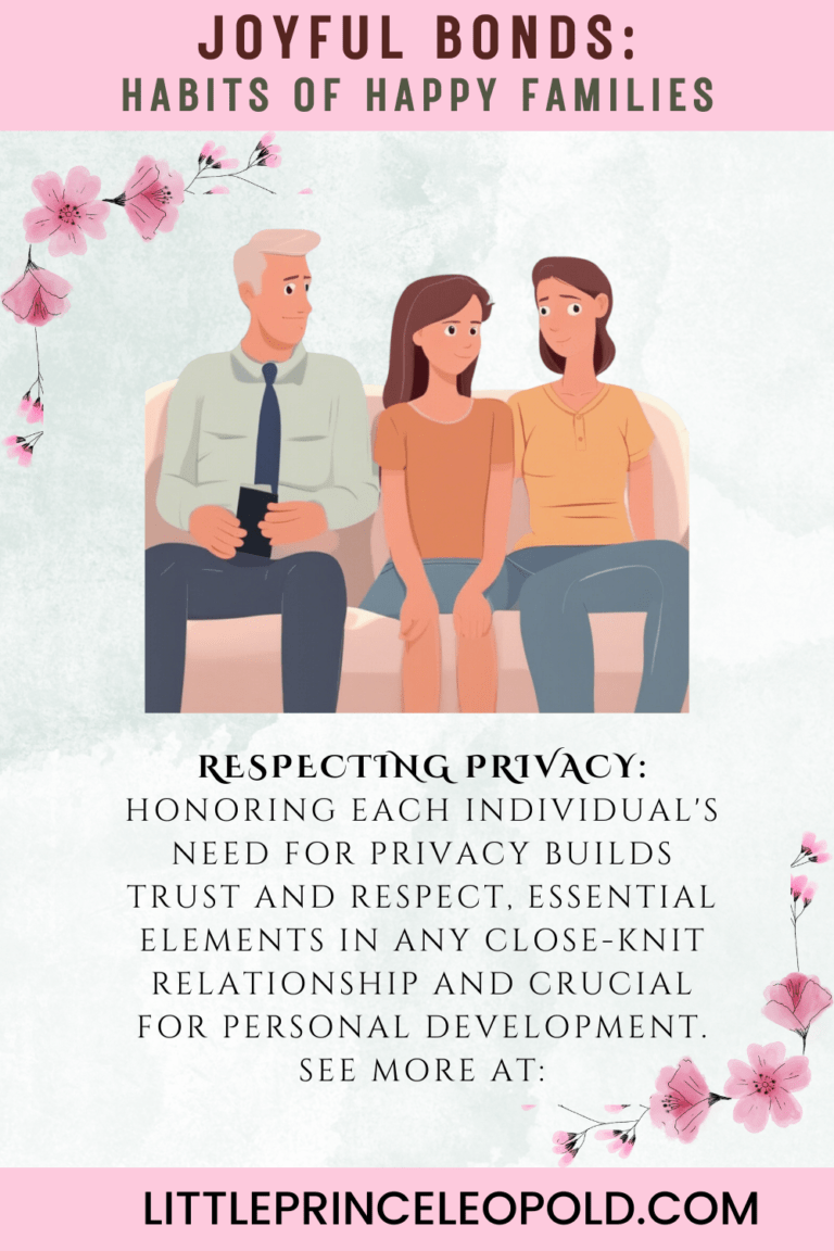 Habits of Happy Families – Respecting Privacy - Laugh Love Leo