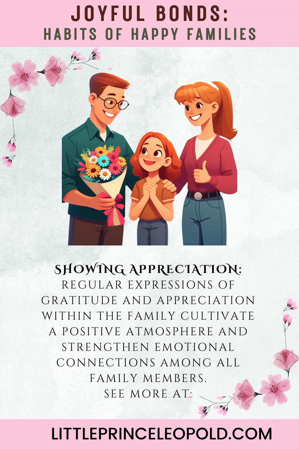 Habits of Happy Families – Showing Appreciation - Laugh Love Leo